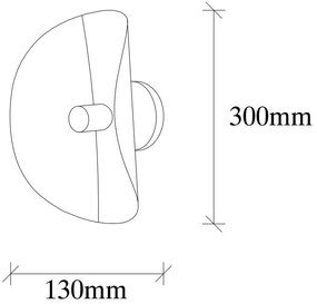 Nástěnné svítidlo v černo-zlaté barvě Sivani – Opviq lights
