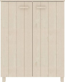Botník HAMAR medově hnědý 85 x 40 x 108 cm masivní borovice 340516