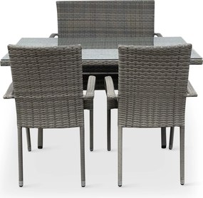 Noela Zahradní set Haiti PREMIUM + 2x židle a 1x lavice Paris PREMIUM