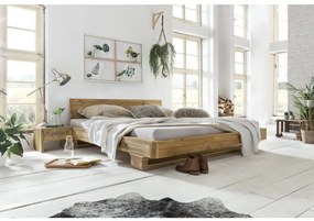 Dřevěná postel 160x200 Borovice Springfield