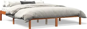 vidaXL Rám postele voskově hnědý 160 x 200 cm masivní borovice [844863]