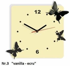 3D nástěnné dekorační hodiny motýle