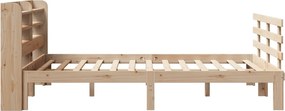 Rám postele s čelem 150 x 200 cm masivní borovice 3306855