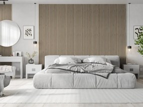 Mexen Lam-B, stěnové lamely 275 × 31,5 cm, HDF deska 4 mm, dub perlový, S100-275317-2812-058