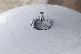 Glimer 50cm bílo-stříbrná
