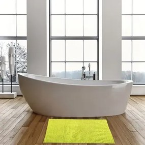 MSV CHENILLE koupelnová předložka 60 x 90 cm limetková / polyester / p