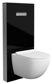 Sanitární modul VitrA Vitrus pro závěsné WC černý 770-5761-01