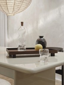 Ferm Living Sklenice na vodu Dimple 270 ml – set 2 ks, čirá barva, sklo