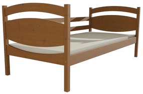 Dětská postel masiv 033 borovice masiv 90 x 190 cm dub