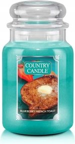Blueberry French Toast – Country Candle – velká svíčka (652 g)