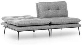 Atelier del Sofa 3-místná pohovka Martin Sofabed - Grey GR110, Šedá