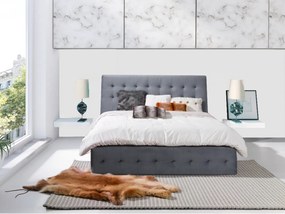 Moderní čalouněná postel PANAMA 138 160x200 cm Ficelle 4