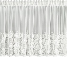 KRÁTKÁ ZÁCLONA NA PÁSCE NIRA 150X70 CM KRÉMOVÁ