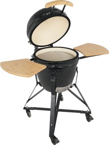 Keramický Kamado BBQ gril BestBerg BBGK-46B / Ø 38,3 cm / černá