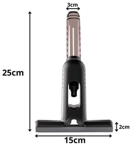 Verk Group Mini ruční mop s nádržkou na vodu a podložkou na okna podlahy nábytek sklo
