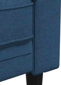 3dílná sedací souprava modrá textil 3209197