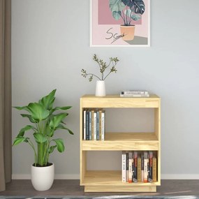 vidaXL Knihovna 60 x 35 x 71 cm masivní dřevo borovice [810861] Barva: Šedá