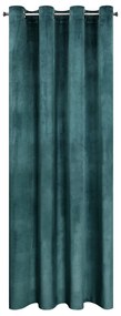 ZATEMŇOVACÍ ZÁVĚS NA KROUŽCÍCH MELANIE 140 X 270 CM TMAVĚMODRÁ