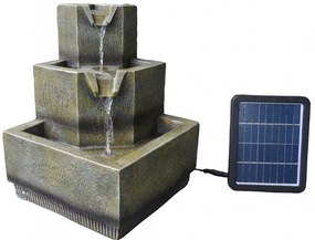 Zahradní solární fontána BestBerg SF-05 / polyresin / 28 x 28 x 36,5 cm