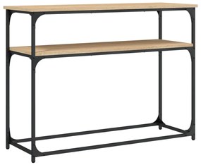 vidaXL Konzolový stolek dub sonoma 100 x 35,5 x 75 cm kompozitní dřevo
