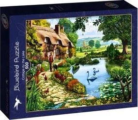 BLUEBIRD Puzzle Chata u jezera / 500 dílků / 47,8 x 34,2 cm