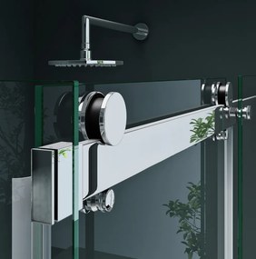 design sprchový kout RAVENA 17 - CHROM 100-160cm