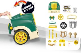 Auto s motorem N-GINE zelené