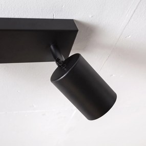 Toolight Toolight, JNH031-6C, stropní bodové svítidlo, 6× GU10, 75 cm, černá, OSW-56220