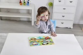 2Kids Toys Vkládací puzzle Doprava