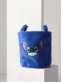 Sinsay - Plyšový úložný koš s úchyty Stitch - modrá