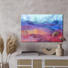 Obraz Barevné Abstraktní Pohoří Nedostatek Nedostatek Přírodní plátno 40x30