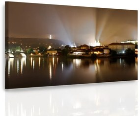 Malvis ® Obraz - Noční Praha Velikost: 120x80 cm