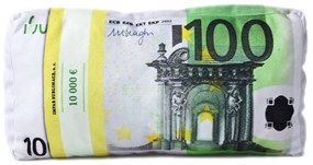 3D polštář Bankovky 100€
