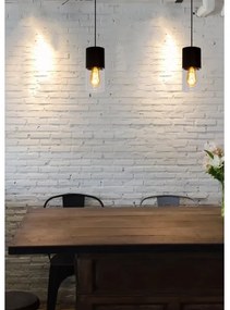 Lucide 74410/01/65 - Lustr na lanku ZINO 1xE27/60W/230V černá