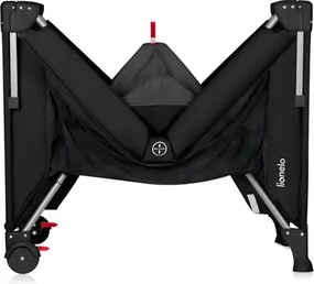 LIONELO Postýlka cestovní Ellen 3v1 Black Carbon / od 0 do 3 let / do