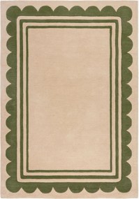 160x230 Ručně všívaný kusový koberec Lois Scallop Green