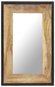 Zrcadlo 80 x 50 cm masivní mangovníkové dřevo - Default Title