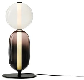 Bomma Pebbles skleněná podlahová/stolní lampa, malá Barva: Černá, Konfigurace: Model 2