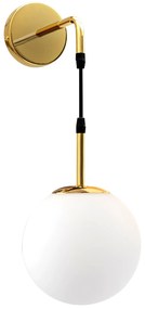 Toolight - Závěsné svítidlo ze skla Gold APP653-1W, zlatá, OSW-08199