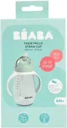 Beaba Hrnek s brčkem 300ml Sage Green