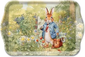 Melaminový tácek s králíčkem na louce Mister Rabbit - 13*21 cm