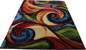 HU Vícebarevný moderní koberec Magic ARA Rozměr: 60x100 cm