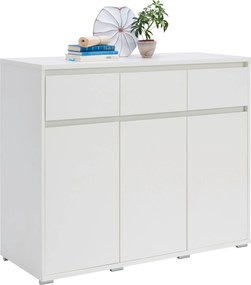 XXXLutz KOMODA, bílá, 120/103/48 cm Carryhome - Široké komody - 000003003403