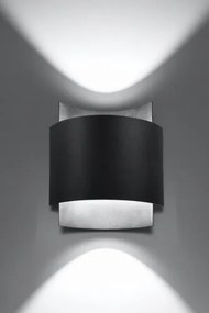 Nástěnné svítidlo SOLLUX Impact G9 1x40W bez zdroje SL.0858 černá