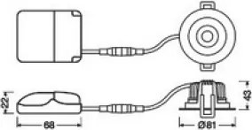 Podhledové LED svítidlo LEDVANCE SPOT ADJUST černé 8W 3000K CRI90 36° stmívatelné