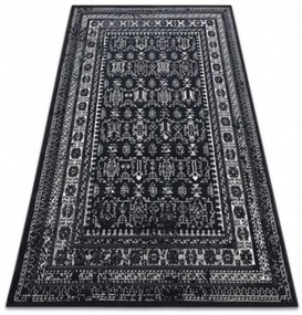 Kusový koberec PP Gréta černý 120x170cm