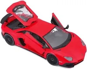 Bburago Plus Lamborghini Aventador LP 750-4 SV Red / měřítko 1:24