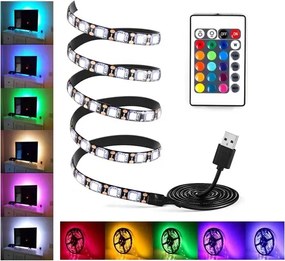 LED RGB pásek – Osvětlení za televizi – 3 metry
