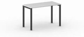 Stůl Square s černou podnoží 1200 x 600 x 750 mm, bílá
