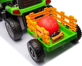 LEAN CARS Akumulátorový traktor BBH-030, zelený